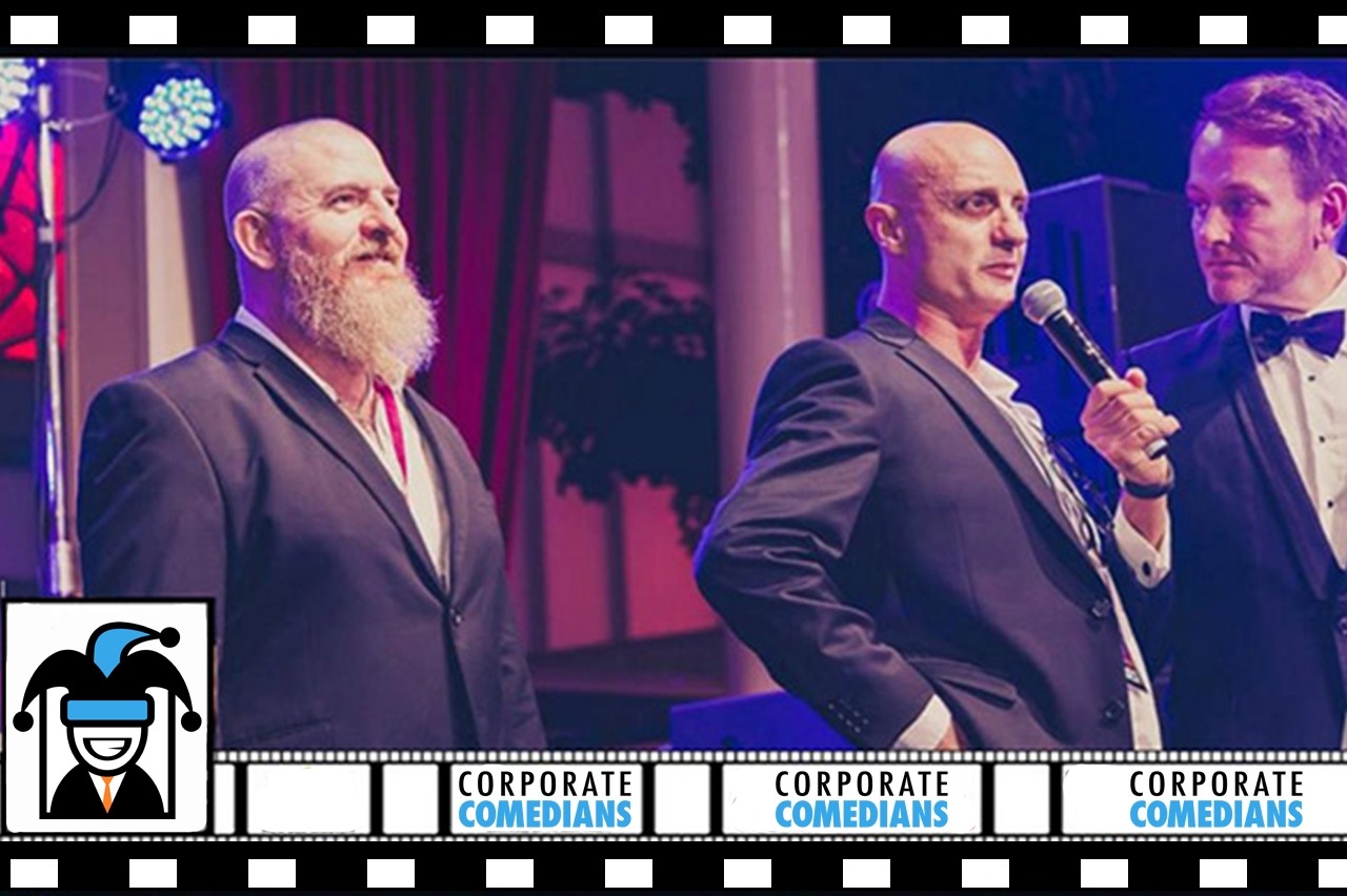 Book a Corporate Comedian. Our business is a laughing matter